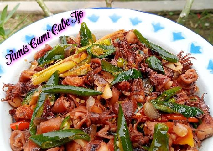Resep Cumi Cabe Ijo oleh Caelan El Rumy - Cookpad