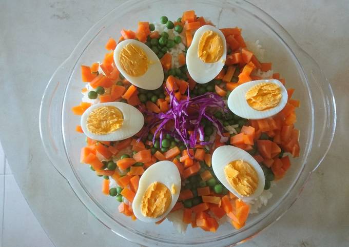 Ensalada colorida Receta de Luján - Cookpad
