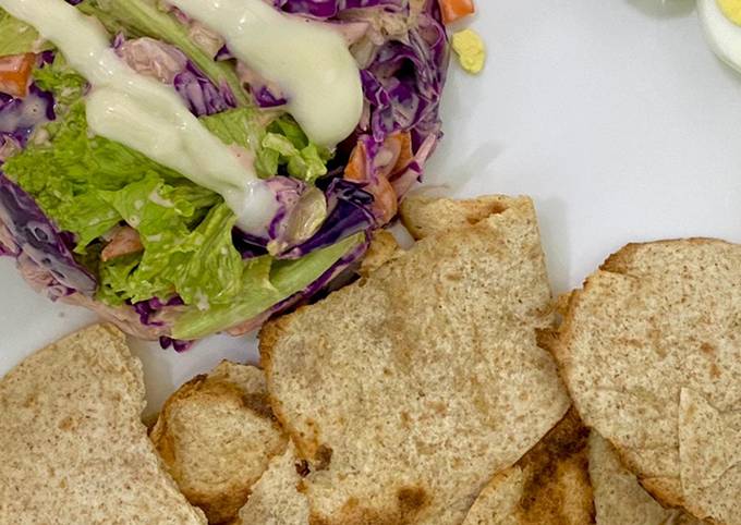 Resipi Sarapan (Salad + Roti Wholemeal telur) oleh Nurul Bazliah Masri ...