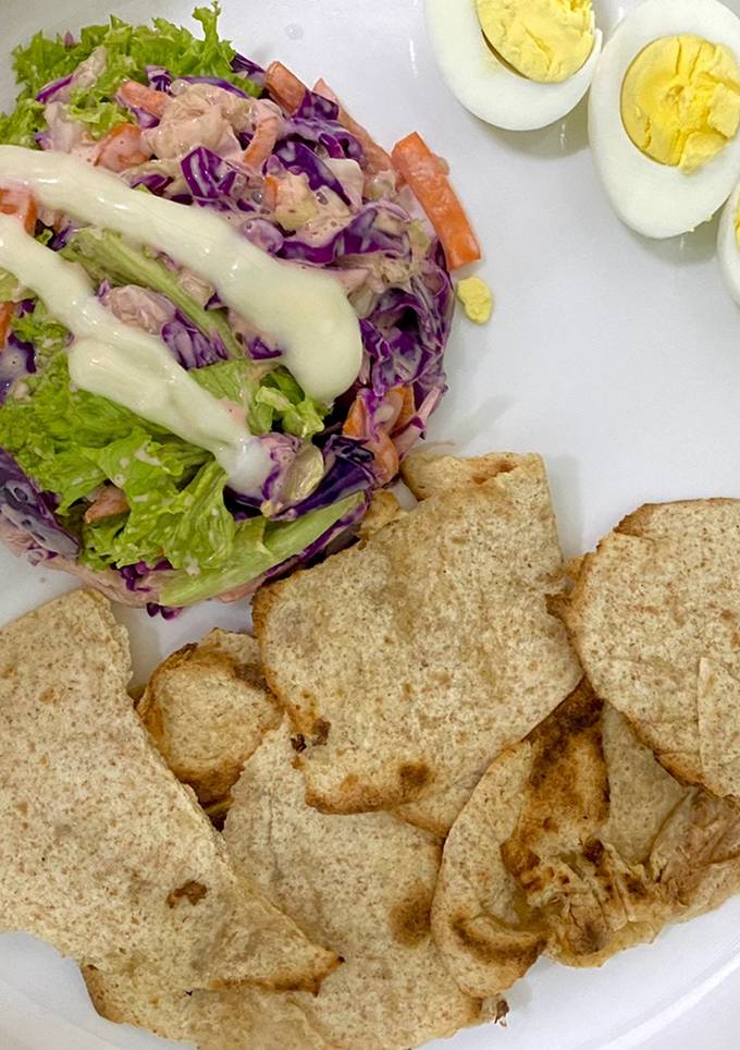 Resipi Sarapan (Salad + Roti Wholemeal telur) oleh Nurul Bazliah Masri ...