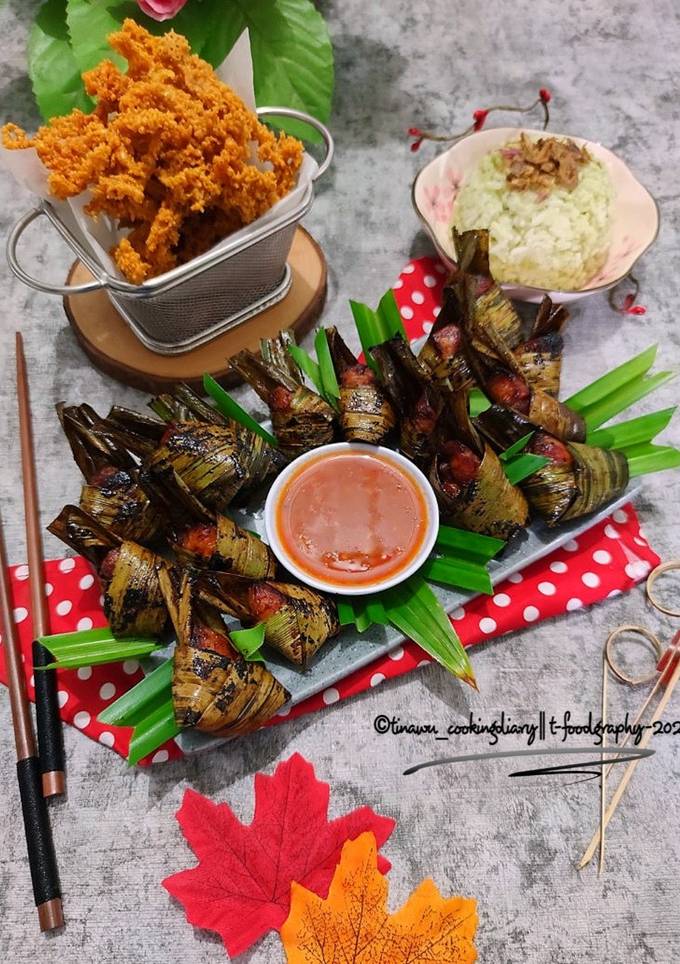Resep Ayam goreng pandan ala Thailand / Thai Pandan Wrapped Chicken ...