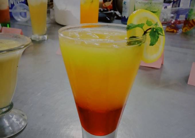 Resep Rainbow Layer Mocktail oleh Adelya Aa - Cookpad