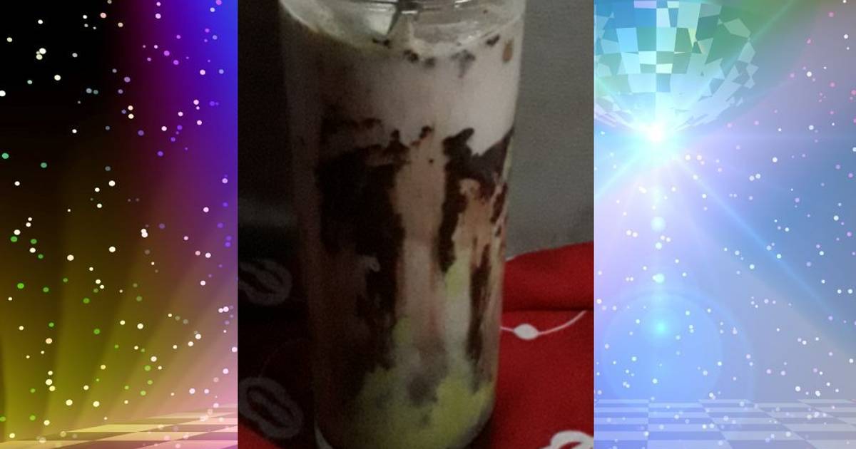 Resep Es Matcha Milk Chocolate oleh Mumut Moment - Cookpad