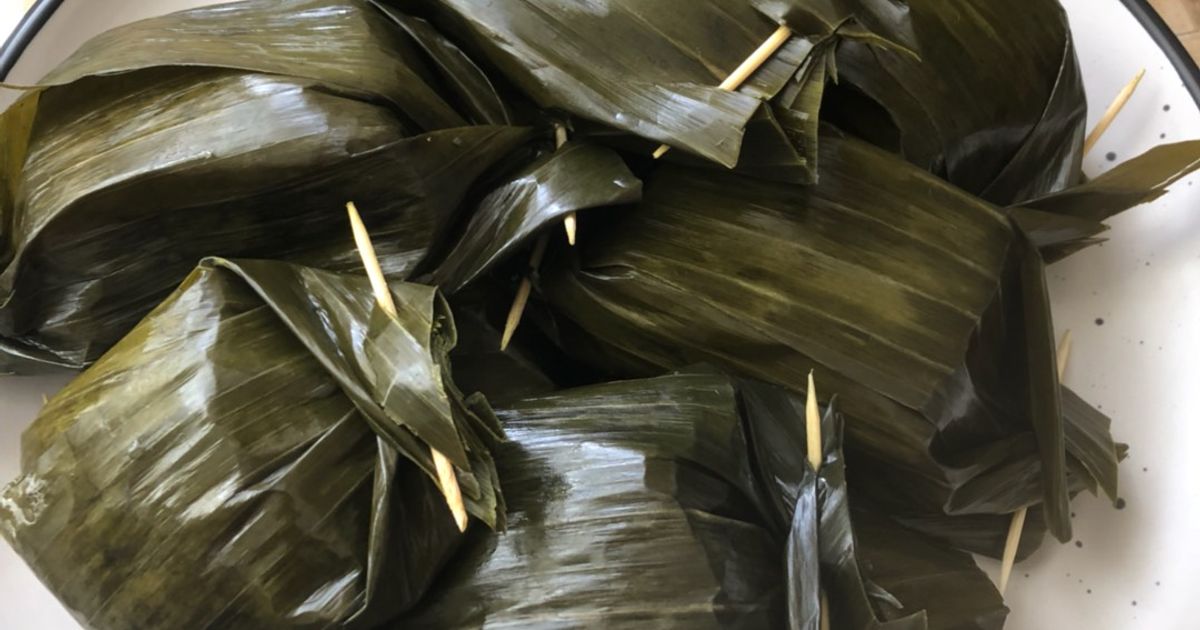 Lemper Ayam (Steamed Sticky Rice With Umami Chicken Layered) Recipe By ...