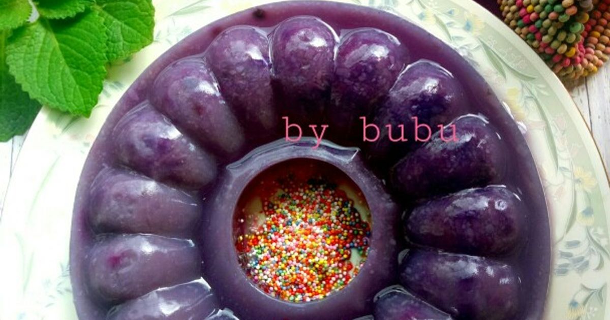 8 resep pudding ubi ungu rasa anggur enak dan mudah - Cookpad