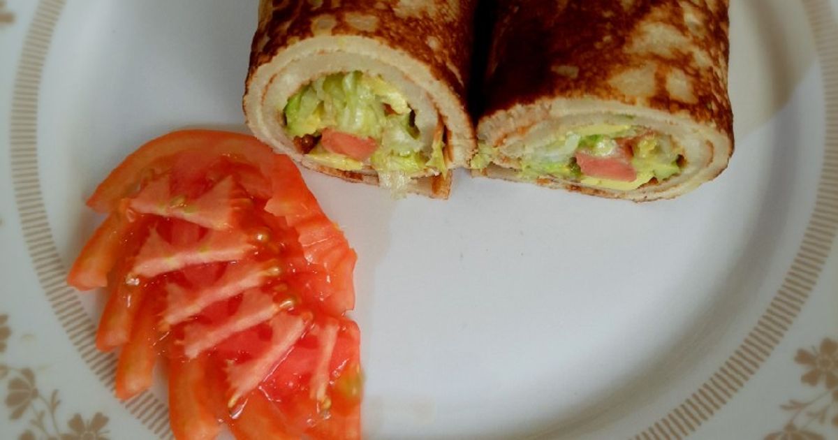 Quick Pancake Wraps Recipe by Tumiso Foods - Cookpad
