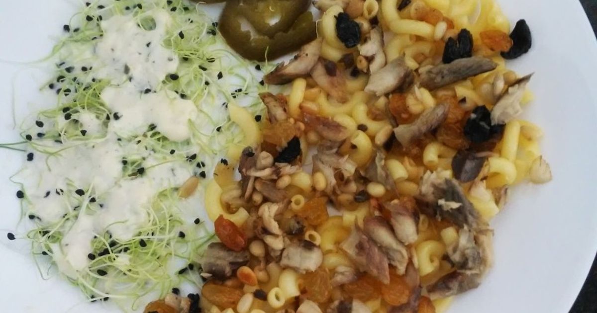 Szardellás Tészta Mazsolával, Fenyőmaggal (Gm) | Évi receptje - Cookpad ...