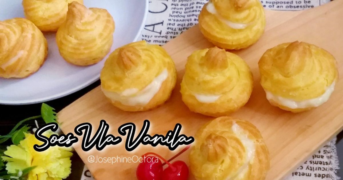 Resep Soes Vla Vanila A.K.A Vanila Choux Pastry oleh Josephine Octora ...