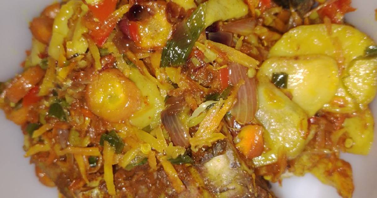 Grill carrot pepper fish girki daga Mom Nash Kitchen - Cookpad
