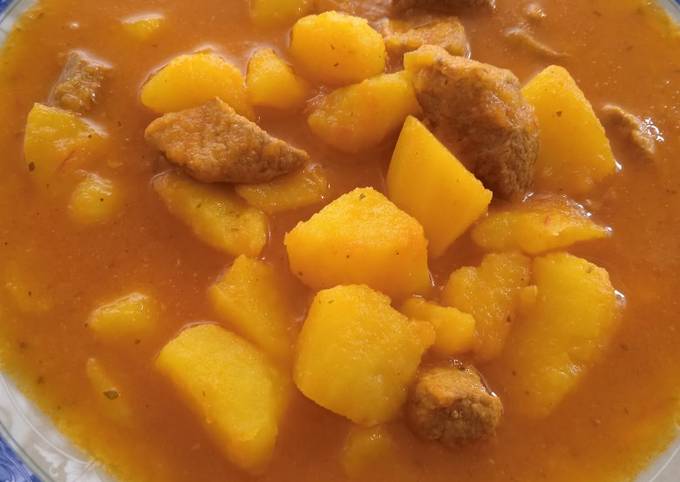 Guiso de papas con carne Receta de Javier M- Cookpad