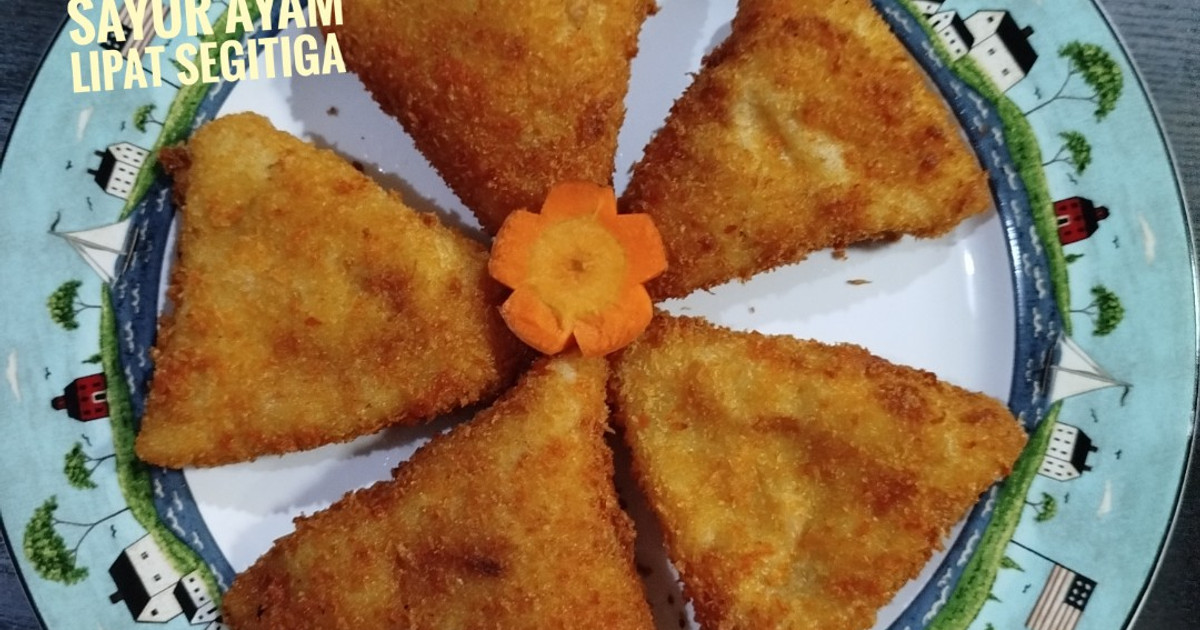 Resep Risoles Isi Rogout Sayur Ayam Lipat Segitiga oleh Alifah Lestari ...