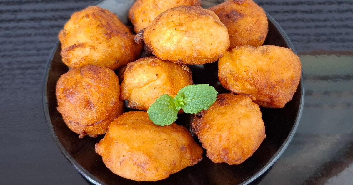 Resep cekodok tepung beras rumahan enak dan mudah - Cookpad