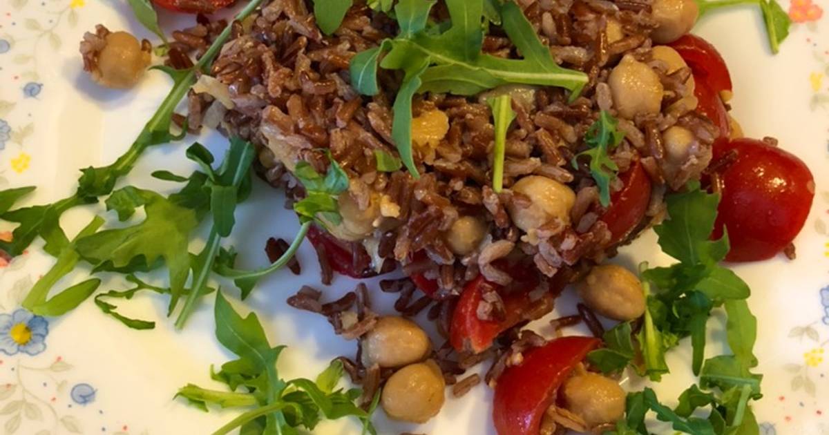 Ricetta Riso rosso con ceci e pomodorini di Raffaella - Cookpad