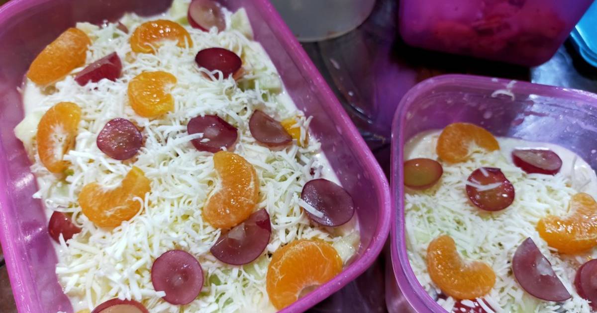 Resep Salad buah Teddy kitchen😘 oleh Tety Rahma - Cookpad