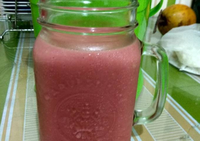 Resep Jus Jambu Jeruk Susu oleh Aini mama 2N 2R - Cookpad
