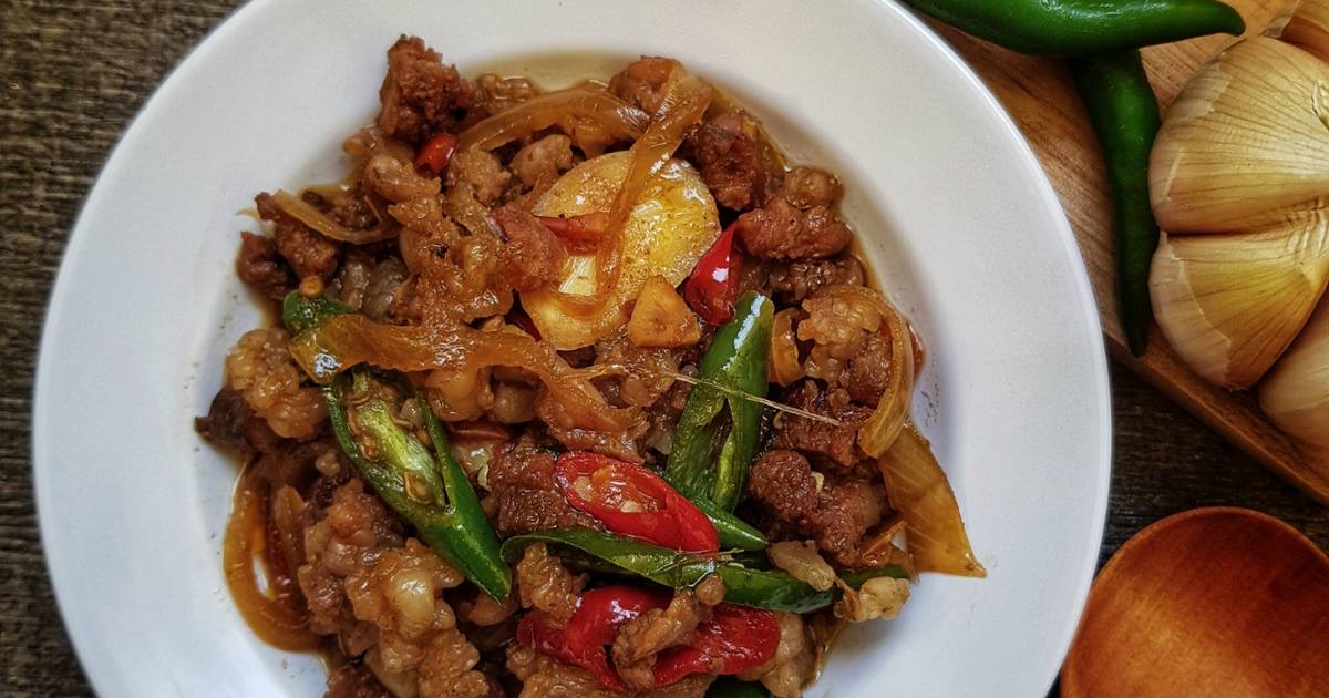 Resep Tumis Daging Pedas oleh Gessi Pra - Cookpad
