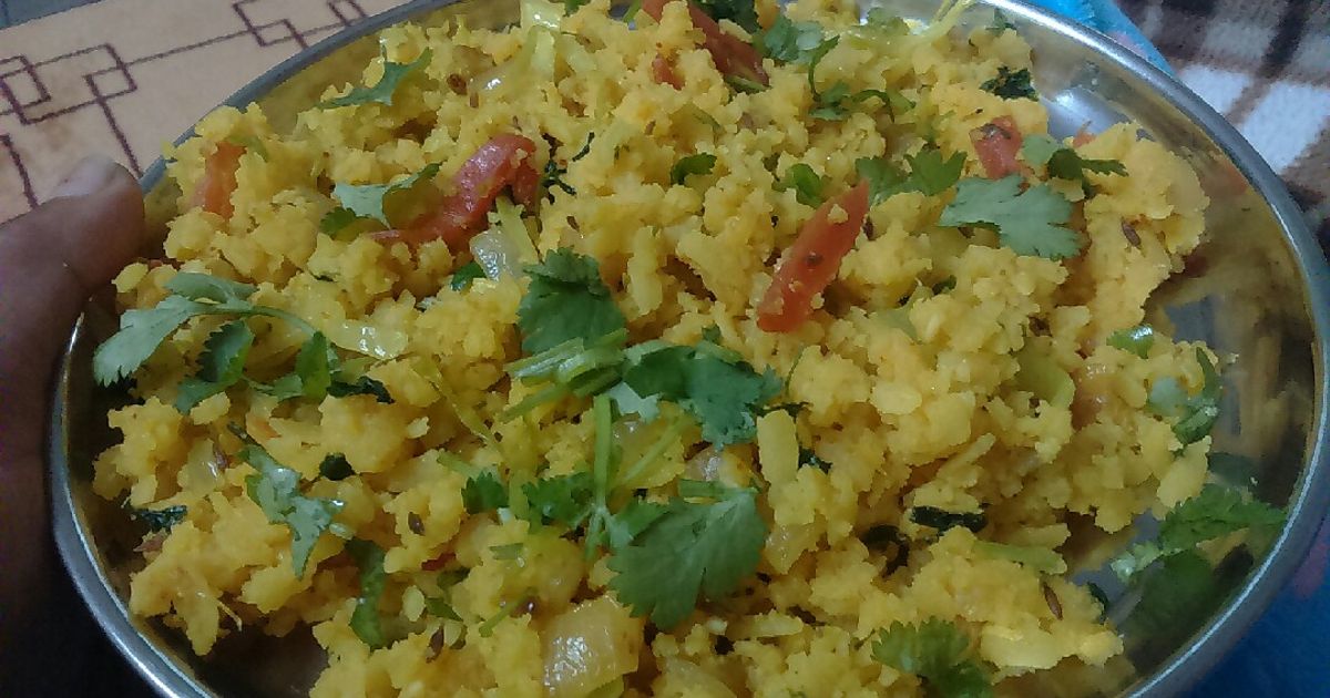Veg Poha Recipe by Sonia Wadhwa - Cookpad
