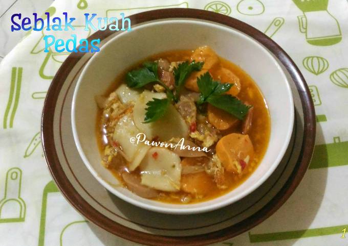 Resep Seblak Kuah Pedas oleh Pawon Ndeso Artikah - Cookpad