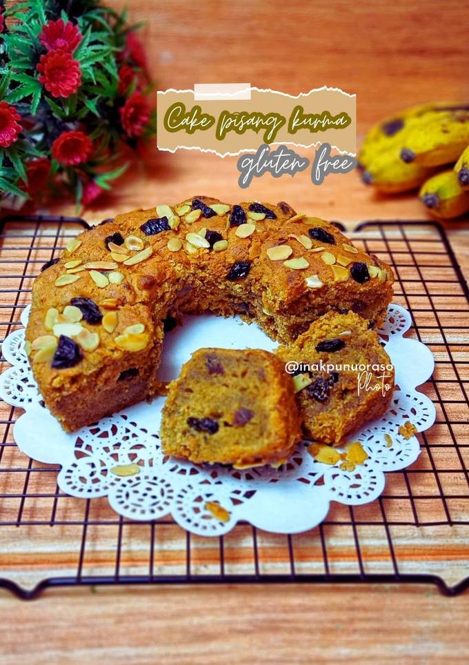 Resep Cake Pisang Kurma Gluten Free oleh Oktaviani (Bund@ Keyl@) - Cookpad