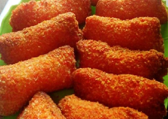 Resep Rowar isi (roti tawar isi) oleh vina dongoran - Cookpad