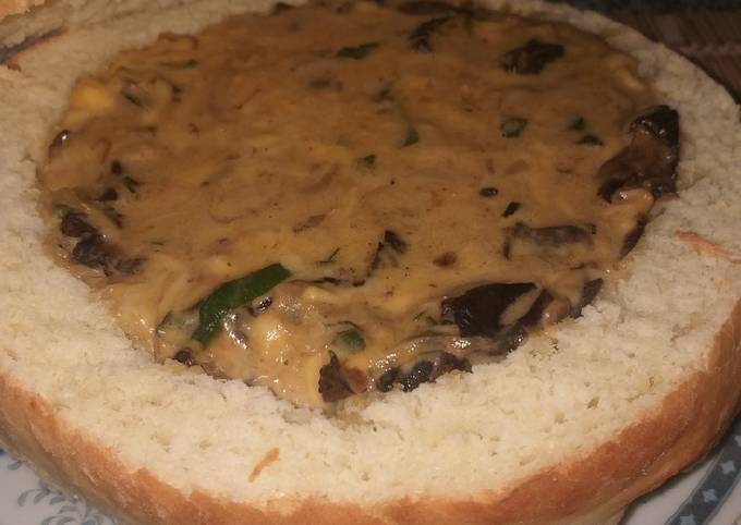 Pan de campo relleno con hongos🥖 Receta de Yamila - Cookpad