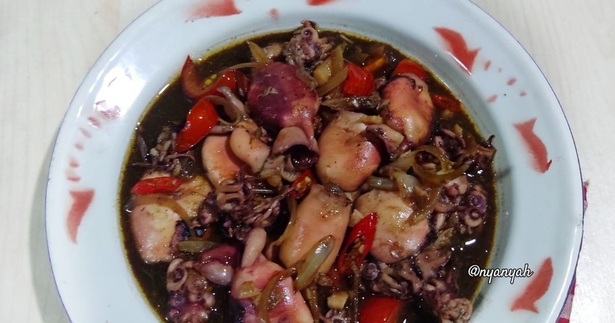 183 resep ikan cumi item enak dan mudah - Cookpad