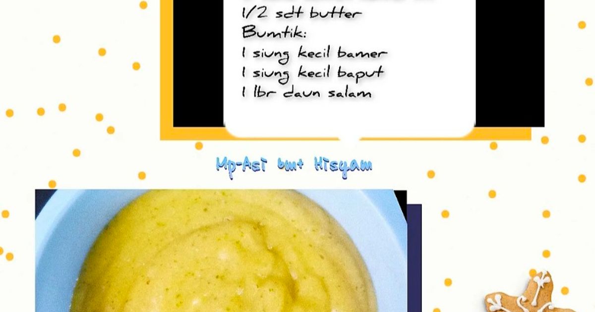 Resep 326. Bubur Bayam Labu Kuning (Mp Asi 6m+) oleh Rose - Cookpad