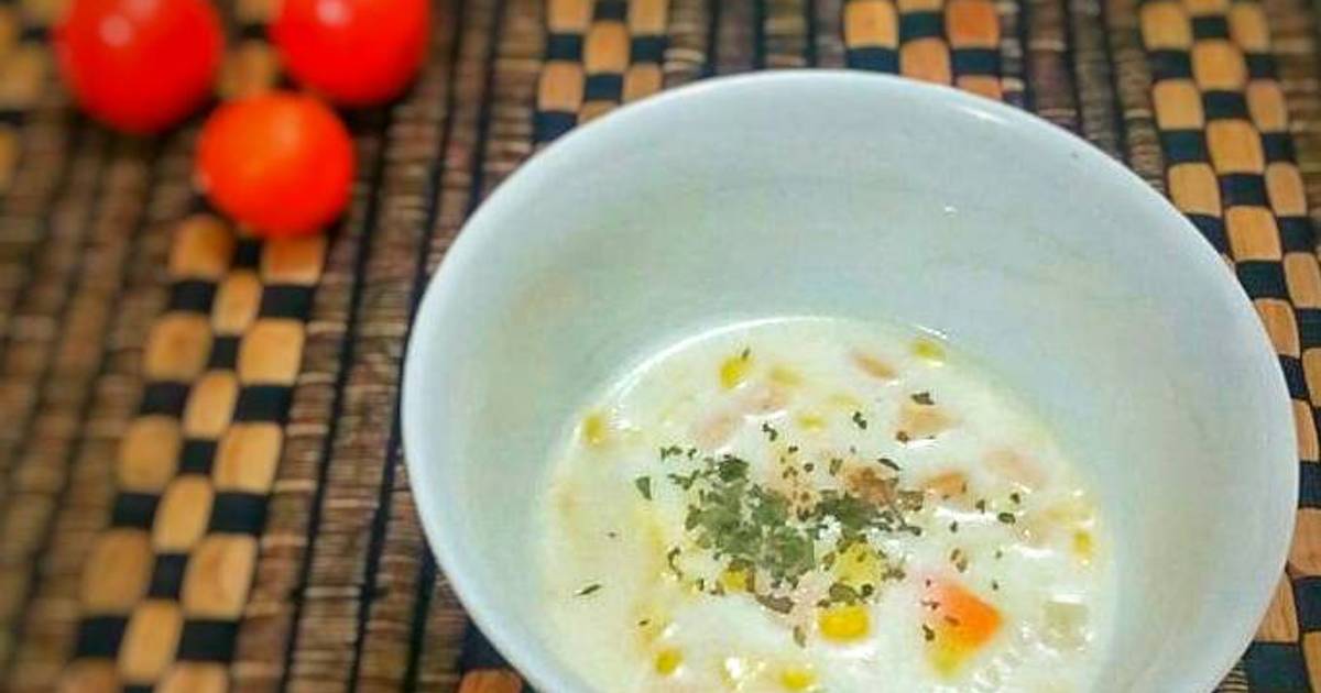 Resep #Pr_sop Sop jagung dan wortel kuah susu dan kaldu ayam oleh ...