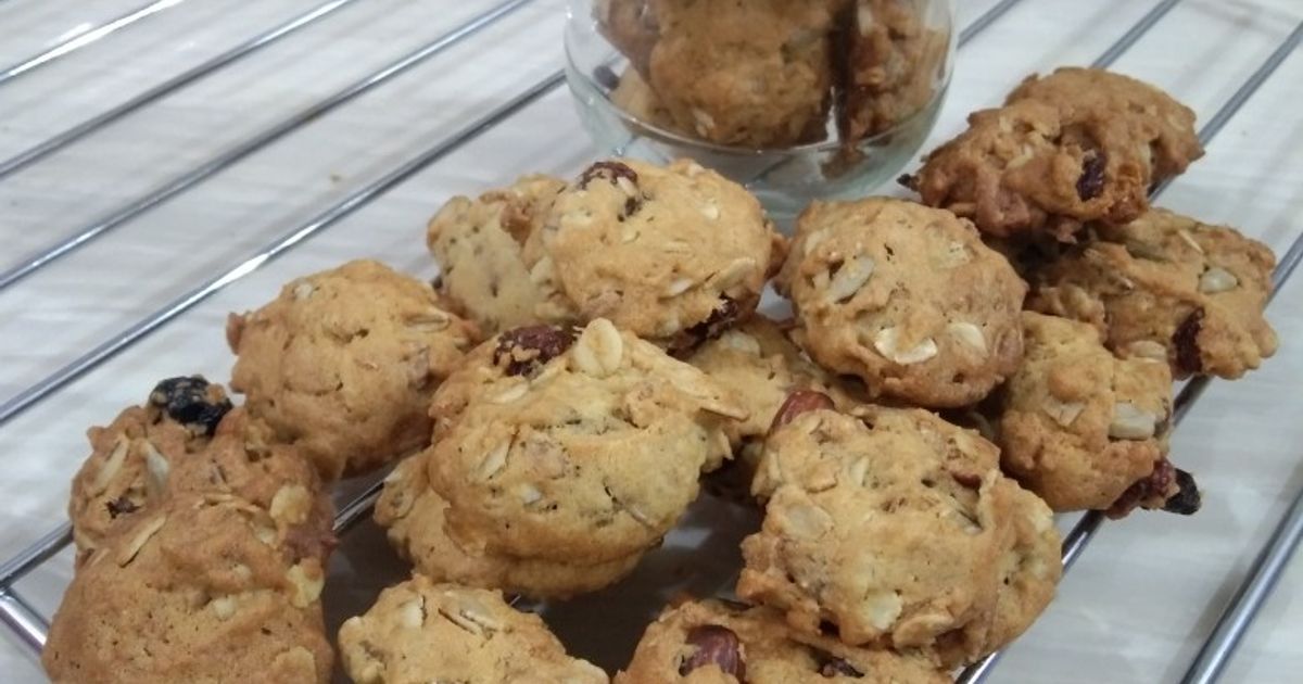 Resipi Biskut Oat Yogood Sedap Dan Sihat oleh faylazarene - Cookpad