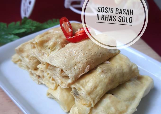 Resep Sosis Basah || Khas Solo oleh Dapur Aprilia - Cookpad