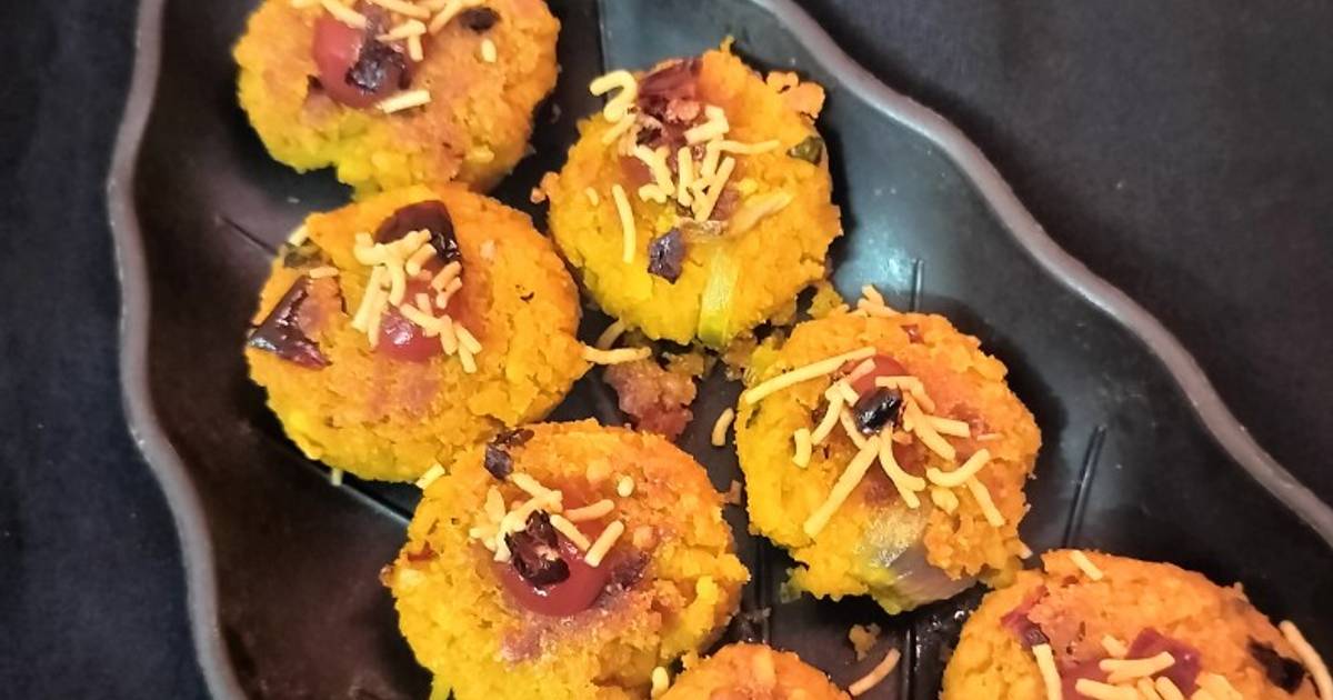 Leftover poha and barley flour tikki Recipe by Barnali Debdas - Cookpad