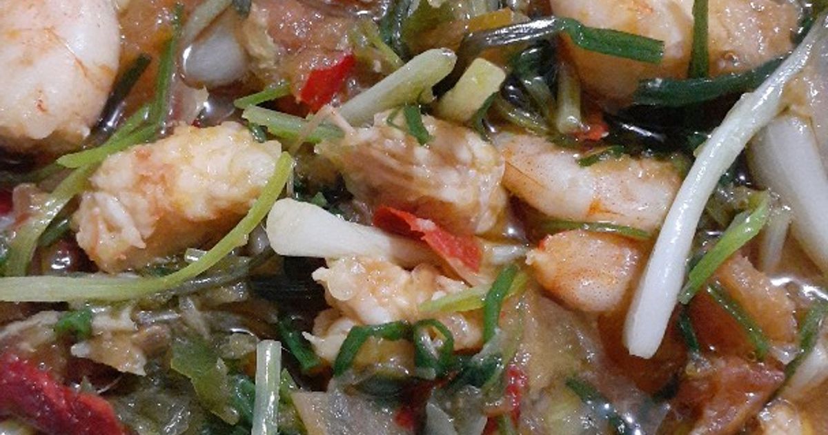 Resep Tumis Bawang Rambut Udang/ Lokio Udang oleh RPS - Cookpad