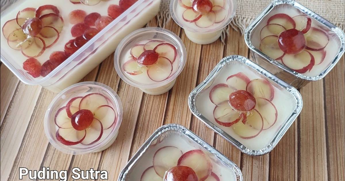 Resep Puding Sutra Buah Anggur oleh Bunda TitanQue - Cookpad