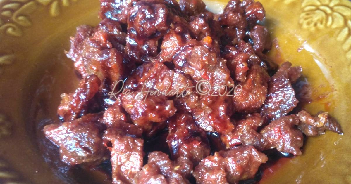 Resep Dendeng Balado (Daging Kering) oleh Ria Hendarti || Ummu ...