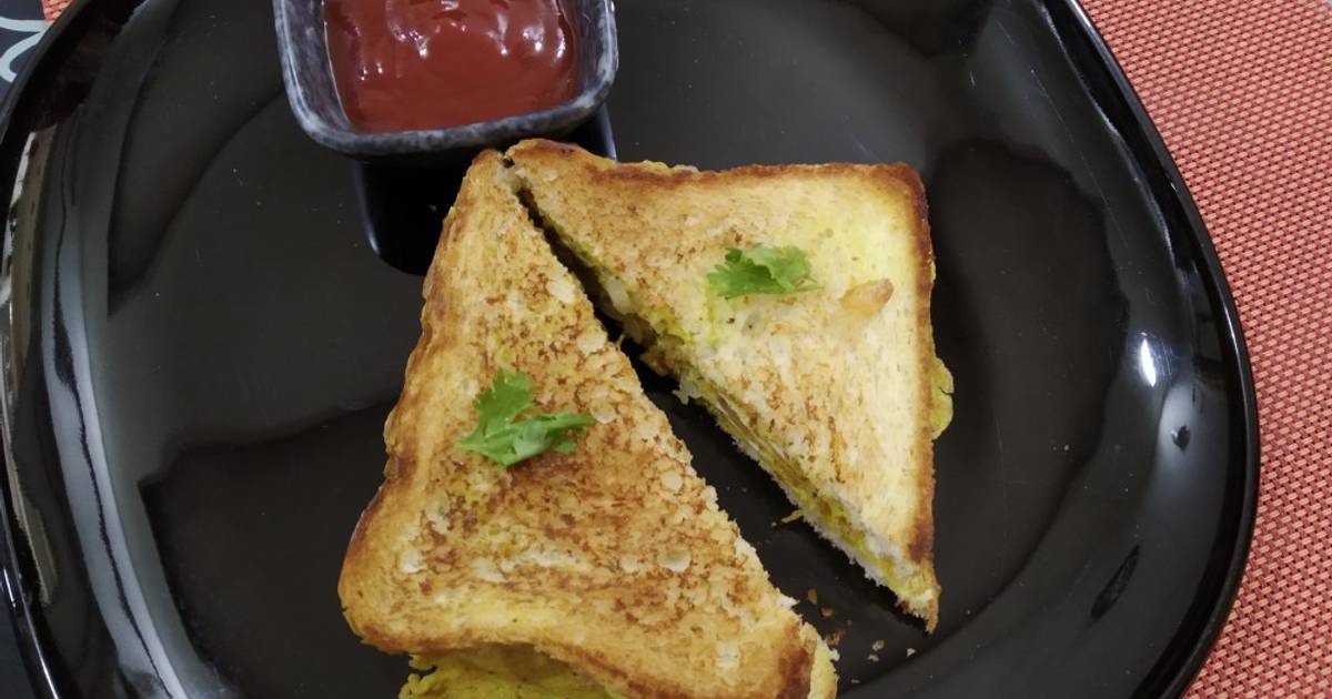Bread omelette Recipe by Homecook Mou - Cookpad