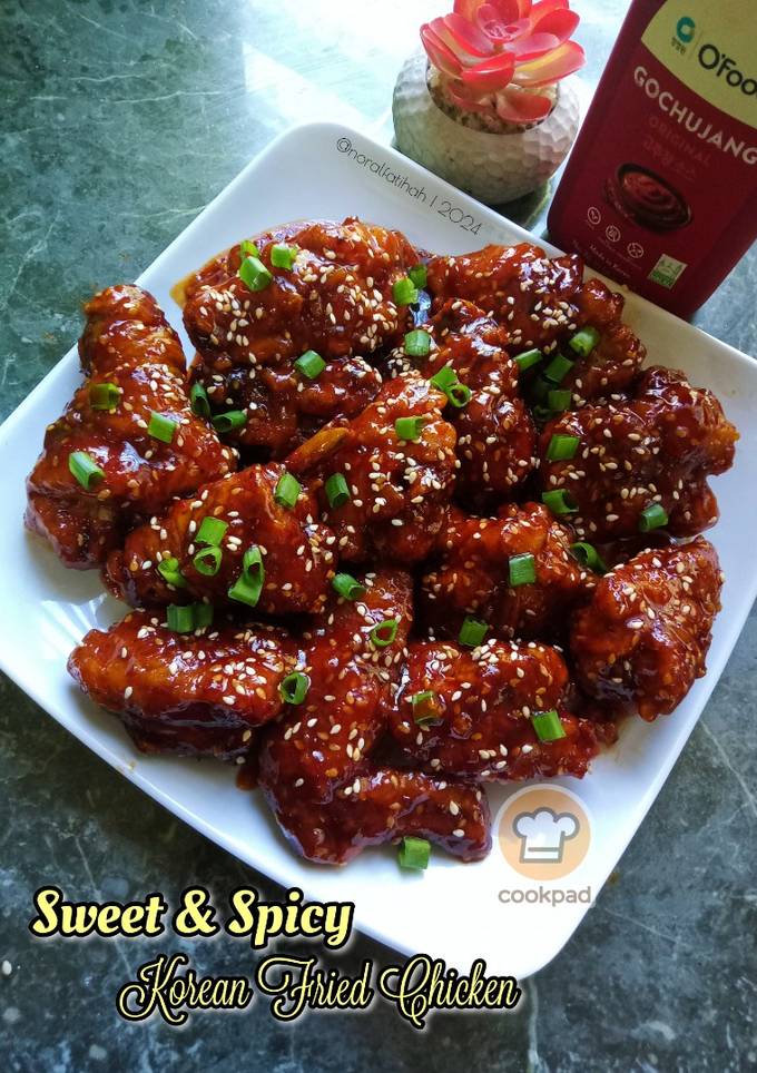 Resipi Sweet & Spicy Korean Fried Chicken 🇰🇷 oleh Nor Al Fatihah - Cookpad