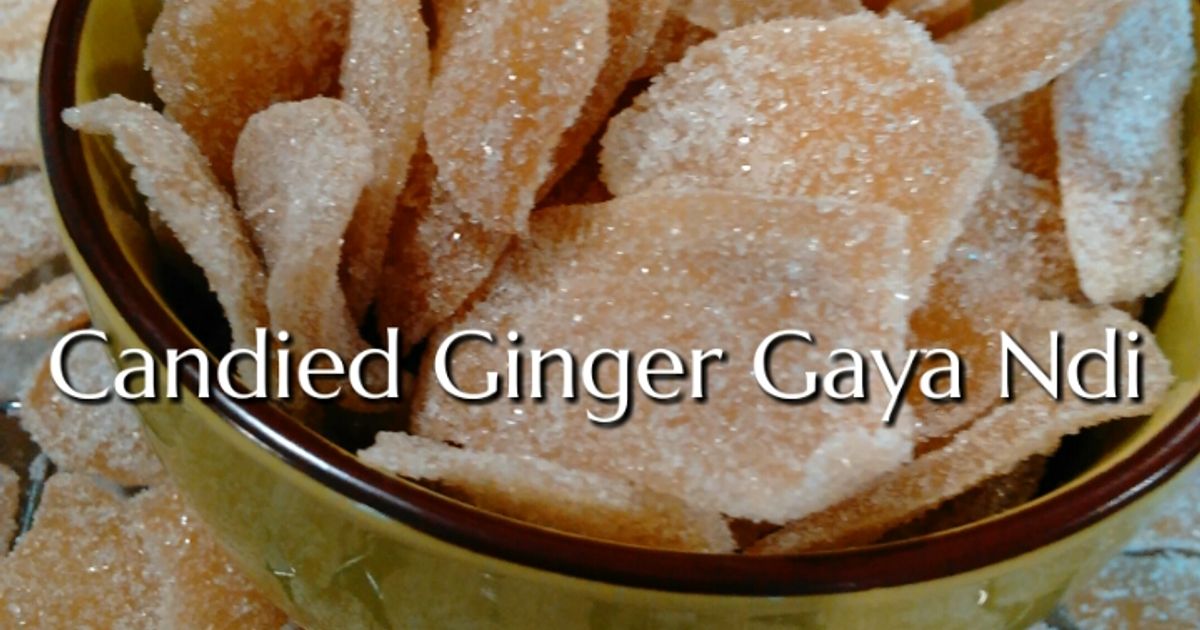 Resep Manisan Jahe/ Candied Ginger Gaya Ndi oleh Ndi - Cookpad