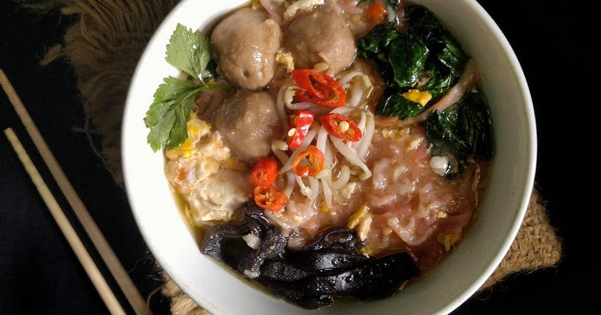 Resep Mie Pink Rebus oleh SiRa_UmmuTsa - Cookpad