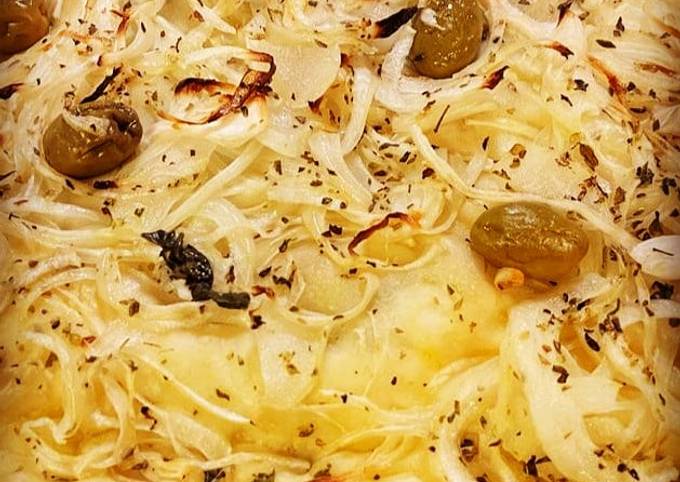 Fugazzeta rellena Receta de Gloria Tonin- Cookpad