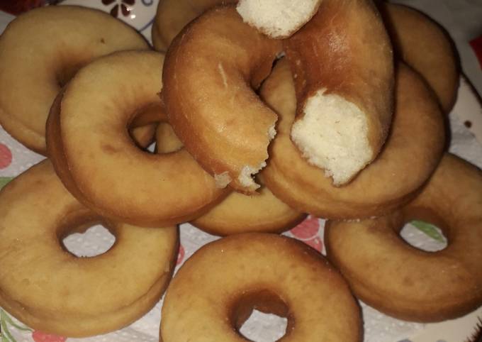 Donas fritas Receta de Carolina Rivas- Cookpad