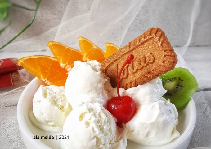 Resep Milky Ice Cream oleh melda yanti - Cookpad