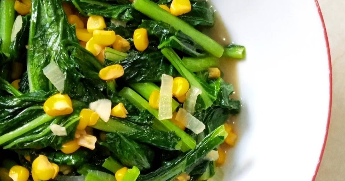 Resep Ca Sawi Caisim jagung manis oleh Eunike Kartini - Cookpad