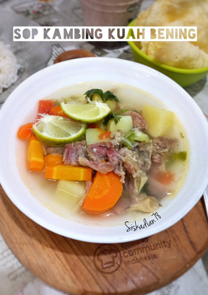 Resep Sop Kambing Kuah Bening oleh Siska Dian Fitriana (Siska Dian - Siska Cake) - Cookpad