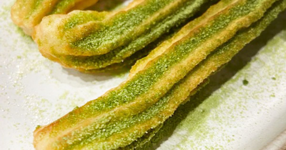 Churros Con Matcha Receta de The Matcha House Europe (Cocina Con Té Verde)