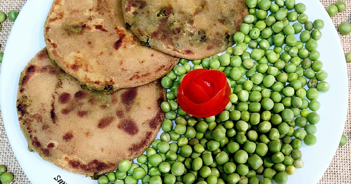 Matar Paratha (Green Peas Paratha) Recipe by Smruti Rana - Cookpad