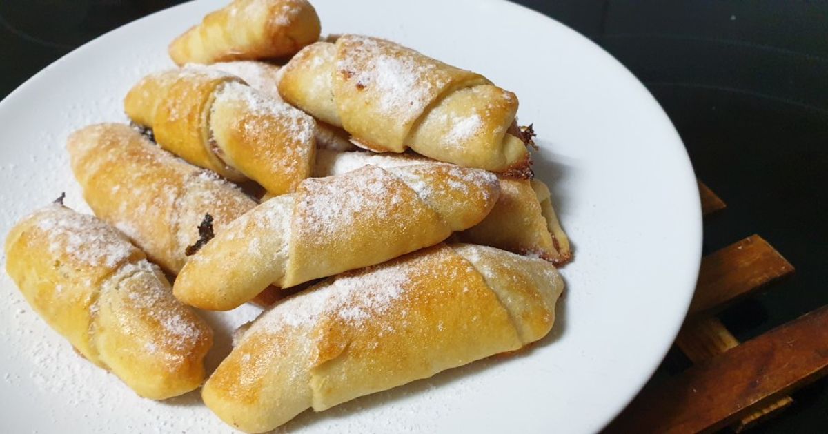 Cuernos Con Mermelada Receta de "Cocina con Celi"