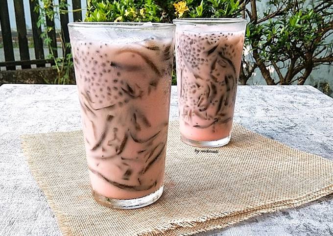 Resep Es Bandung /Ais Sirap Bandung oleh nidarudi - Cookpad