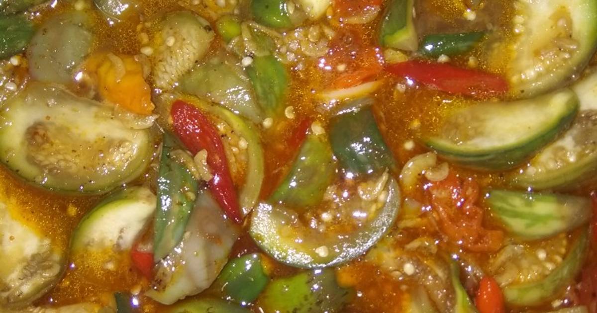 21 resep terong bulat rebon enak dan mudah - Cookpad
