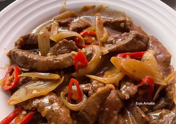 Resep Oseng Daging Sapi 👍🏼 oleh Euis Amalia - Cookpad