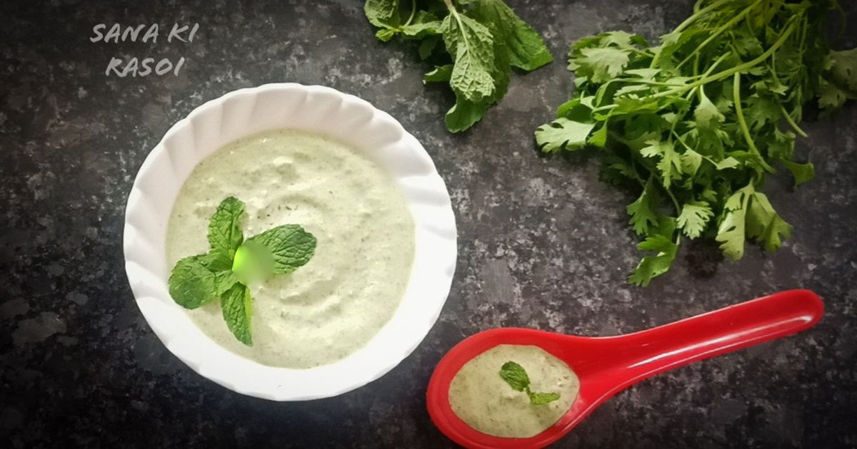Mayo Mint Dip Recipe by Sana Jinabade - Cookpad